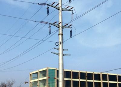 Китай Нанесите шрам поляки 35KV передачи электропитания стальные с соединением фланца продается