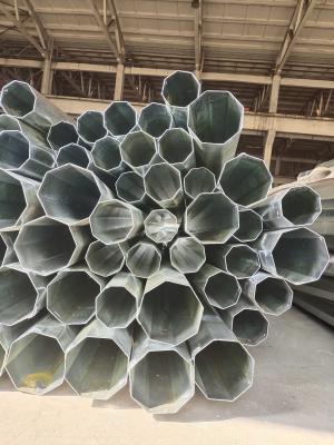 China Q235 poste tubular de acero eléctrico galvanizó proyecto de arriba del poder en venta