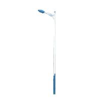 China 6m Galvanized Street Light Poles Octagonal With Single Arm for sale