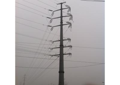 China el 16m galvanizaron la corriente eléctrica de acero poste tubular con la transmisión del modo del reborde en venta