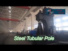 Q355 Polygonal Hot Dip Galvanized Tubular Steel Pole 500kgs Design Load