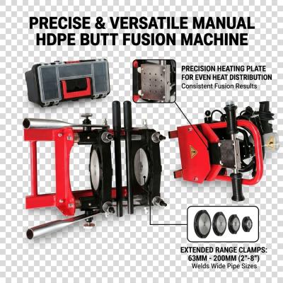 China Precision 160mm PE Butt Fusion Welder 220V Manual Operation for sale