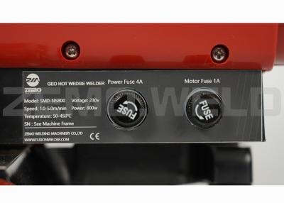 China 1.5MM de Hete HDPE Hoge snelheid van Geomembraan 220V 20degree van de Wiglasser Te koop