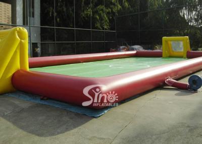 中国 大人Nの子供巨大で興味深い水屋外ゲームのための膨脹可能なフットボール競技場 販売のため