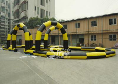 China N exterior feito-à-medida interno vai karts autódromo inflável para bolas e carros do zorb à venda