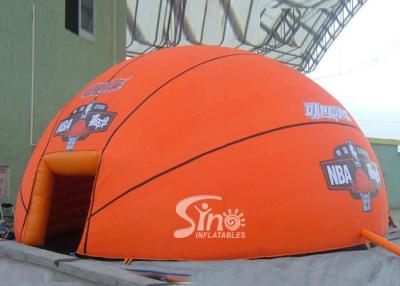 China NBA do diâmetro de 8m espalhou a barraca inflável da abóbada do hemisfério das atividades com logotipo feito sob encomenda impressa à venda