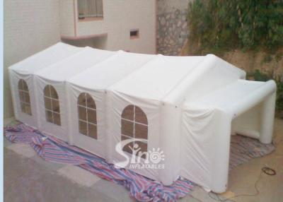 Cina la tenda gonfiabile della grande festa nuziale bianca mobile della casa di 10x6m con la grande entrata fa con il tarpauline del PVC in vendita