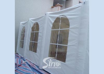 Cina la tenda gonfiabile della grande festa nuziale bianca mobile della casa di 10x6m con la grande entrata fa con il tarpauline del PVC in vendita
