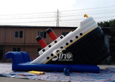 Cina Scivolo gonfiabile titanico enorme di avventura all'aperto per il campo da giuoco dei bambini in vendita