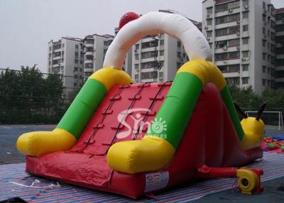 Cina Scorrevole gonfiabile del trattore a cingoli dei bambini dell'interno su ordine fatto della tela cerata del PVC di 0.55mm in vendita