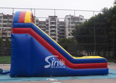 Cina Scivolo gonfiabile a senso unico blu scuro commerciale di Canton con materiale senza piombo in vendita