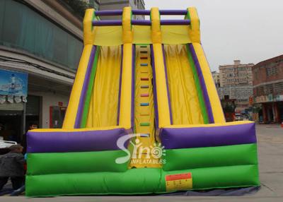 Cina scivoli gonfiabili commerciali di Prak dell'acqua della tela cerata del PVC di 0.55Mm per gli adulti in vendita