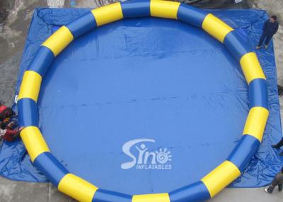 China Piscina inflável redonda portátil feita do encerado do PVC 1150g/m2 à venda