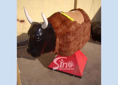China De commerciële reuze van de de ritarena van de volwassenen openluchtstier opblaasbare mechanische stier met digitale druk Te koop