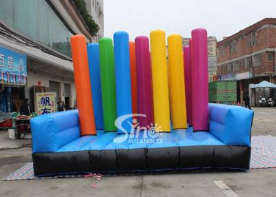 Cina Ostacolo gonfiabile dei bambini N della colonna all'aperto variopinta degli adulti da vendere da cino Inflatables in vendita