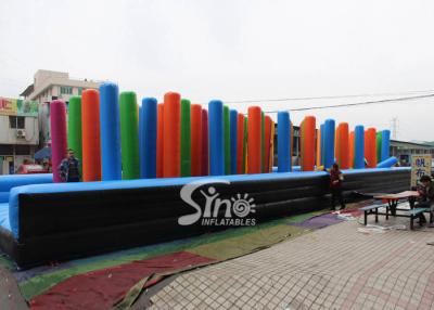 Cina Ostacolo gonfiabile dei bambini N della colonna all'aperto variopinta degli adulti da vendere da cino Inflatables in vendita