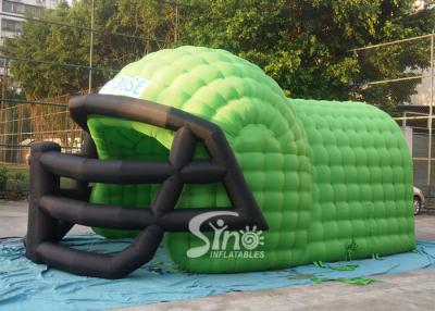 中国 7.0L x 3.6Wのmtsの子供および大人のフットボールの訓練のための屋外の膨脹可能なフットボール用ヘルメットのトンネル 販売のため