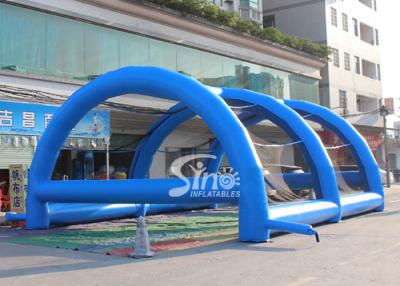 Cina gli adulti dei tester 10x7 sfidano la tenda gonfiabile di ostacolo del pozzo corrente della palla per gli eventi di sport all'aperto in vendita