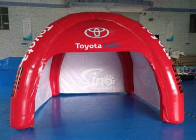 China a barraca inflável hermética móvel exterior da propaganda de 4x4m Toyota imprimiu digitalmente completamente com as 4 portas de lados à venda