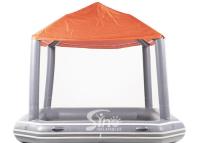 China 8x8 ft Airtight Inflatable Floating Tent Drop Stitch PVC for Water Camping for sale