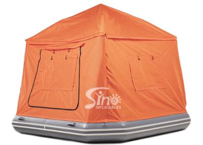 Cina 8' x8 ha accluso la tenda di galleggiamento gonfiabile ermetica fatta del materiale del punto di goccia per il campeggio dell'acqua in vendita