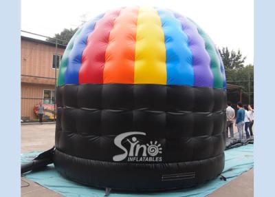 中国 最もよいポリ塩化ビニールの防水シートから成っている軽いホックが付いている子供Nの大人音楽党ディスコのドームの跳ね上がりの家 販売のため