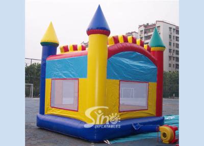 中国 13x13商業用等級の子供の屋外党のための膨脹可能な虹の跳ね上がりの家 販売のため