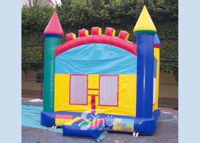 中国 13x13商業用等級の子供の屋外党のための膨脹可能な虹の跳ね上がりの家 販売のため