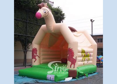 Cina Il castello rimbalzante gonfiabile di vendita del cavallo all'aperto caldo dei bambini ha fatto della tela cerata del PVC del principale 0.55mm dai cino inflatables in vendita