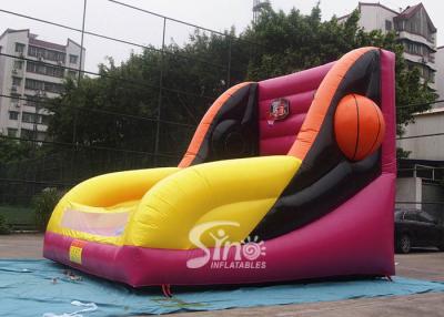 China Basquetebol inflável gigante feito-à-medida que joga com a aro para jogos internos à venda
