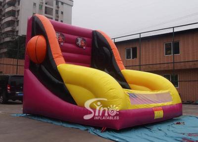 China Basquetebol inflável gigante feito-à-medida que joga com a aro para jogos internos à venda