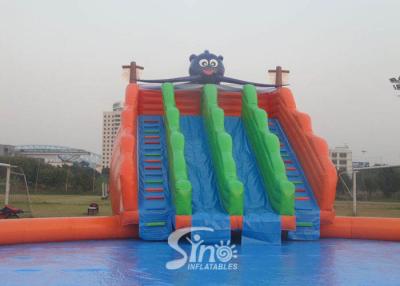 中国 子供Nの大人大きく膨脹可能なプールNの大きいタコのスライドが付いている土地の巨大で膨脹可能な水公園 販売のため