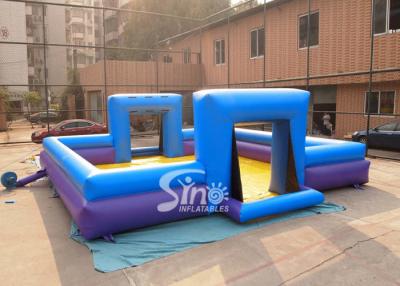 China Campo de futebol inflável personalizado do sabão para jogos interativos exteriores à venda