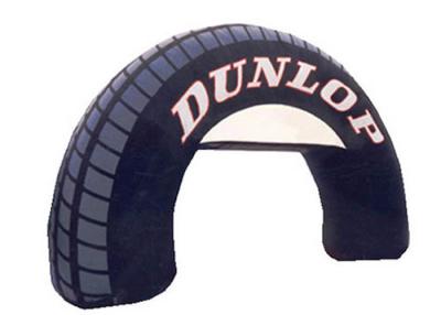 China Newest big outdoor black advertising inflatable arch for sale