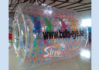 Cina Rullo gonfiabile dell'acqua del PVC e di TPU dell'occhio di tori con i tubi smontabili per le feste in piscina in vendita