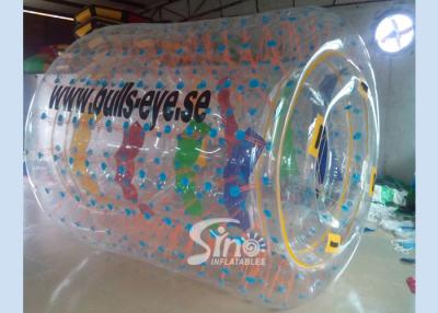 Cina Rullo gonfiabile dell'acqua del PVC e di TPU dell'occhio di tori con i tubi smontabili per le feste in piscina in vendita