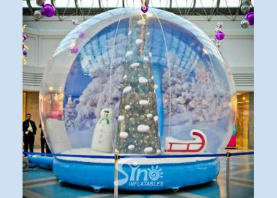 Cina 3 metri di Natale di globo gonfiabile gigante umano trasparente della neve per le manifestazioni e la decorazione di festival in vendita
