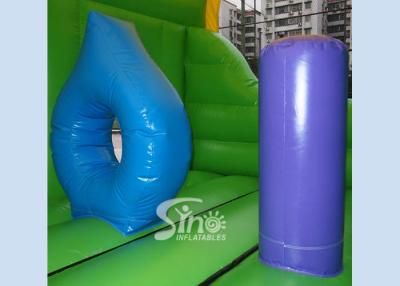 Cina Castello commerciale gonfiabile di salto dei bambini di tema della giungla del cortile con lo scorrevole fatto di migliore tela cerata del PVC in vendita