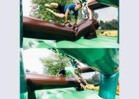 China 185m Long Commercial Inflatable Obstacle Course for Adults 610gsm PVC for sale