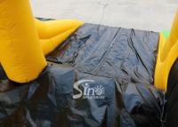 China 15x8m Giant Adults Inflatable Obstacle Course with Slide for Mud Run Challenge Events for sale