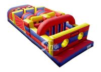 China Commercial Inflatable Obstacle Course 10.5m x 4.0m Outdoor Kids Party Game for sale
