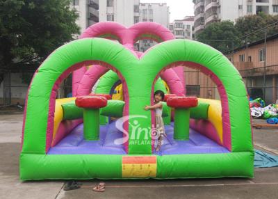 Cina Gioco interattivo gonfiabile dei bambini variopinti all'aperto con il grande doppio scorrevole in vendita