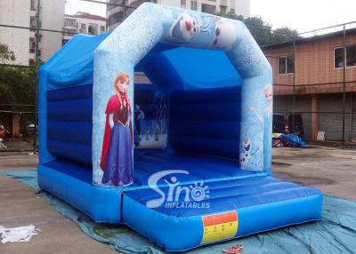 China A categoria comercial caçoa o castelo bouncy congelado com o telhado feito do encerado do pvc 610g/m2 à venda