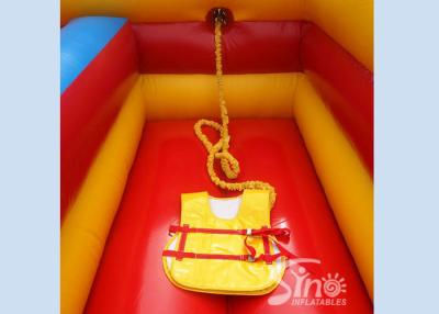 China Openlucht Dubbele Steeg Opblaasbare Bungee die met Basketbal in werking dat wordt gesteld dat van Chineesinflatables werpt Te koop