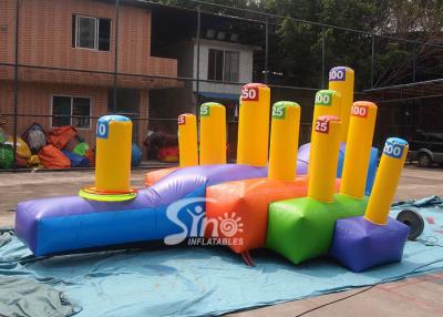 Cina Giochi gonfiabili interattivi di tiro dell'anello del tiro dei grandi di divertimento adulti all'aperto dei bambini N in vendita
