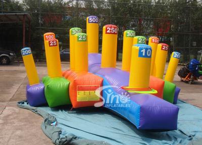Cina Giochi gonfiabili interattivi di tiro dell'anello del tiro dei grandi di divertimento adulti all'aperto dei bambini N in vendita