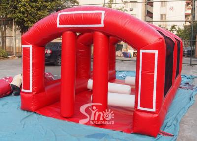Cina Corsa ad ostacoli gonfiabile gigante all'aperto di calcio con la tenda per giocare in vendita