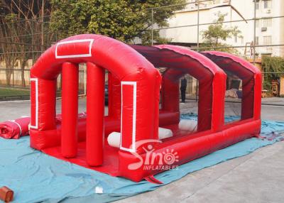 Cina Corsa ad ostacoli gonfiabile gigante all'aperto di calcio con la tenda per giocare in vendita