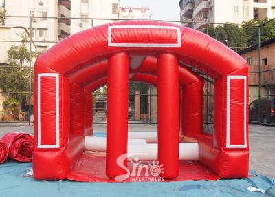 Cina Corsa ad ostacoli gonfiabile gigante all'aperto di calcio con la tenda per giocare in vendita