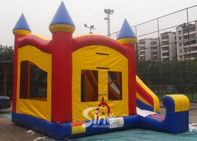 China Casa comercial do salto do arco-íris com corrediça para a feira de divertimento exterior das crianças à venda